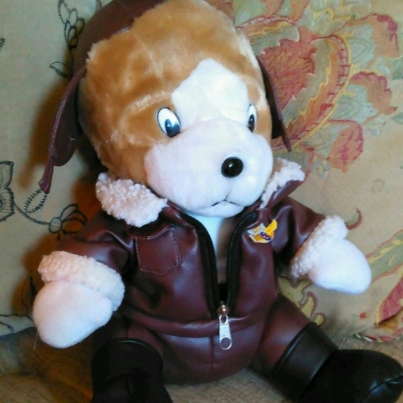 bears r us | Toys | Dog Pilot Aviator Outfit Old Fair Claw Machine ...
